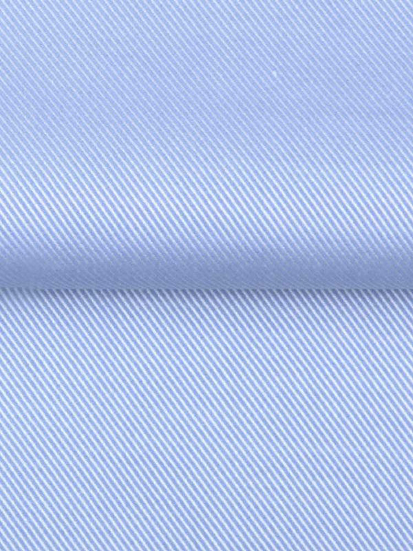 Extreme Cutaway Blue Premium Contrast Shirt French Cuff - DANDY & SON